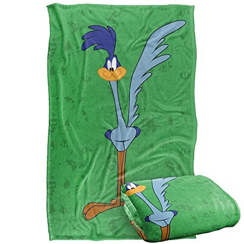 Looney Tunes Blanket, 36"x58", Road Runner Character Silky Touch Super Soft Throw