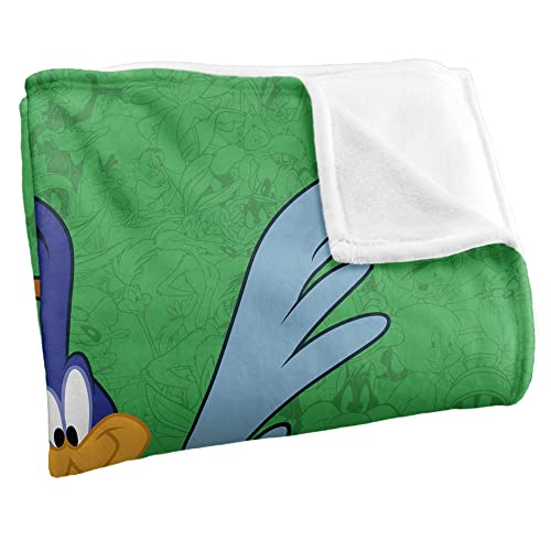 Looney Tunes Blanket, 36"x58", Road Runner Character Silky Touch Super Soft Throw