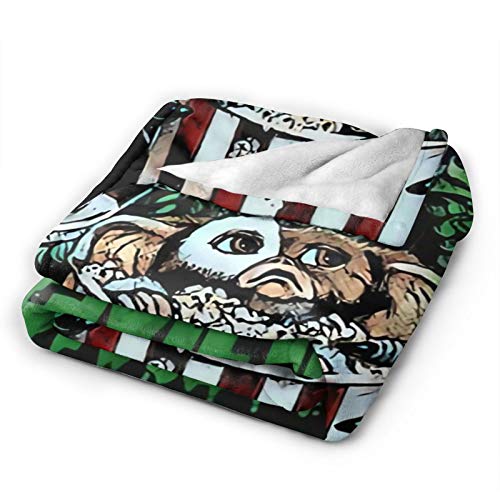 Needlove Gremlins-Gizmo Throw Blanket Suitable Ultra Soft Weighted Bedding Fleece Blanket for Sofa Bed Office 60"x50" Travel Multi-Size for Adult