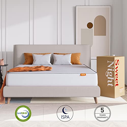 Sweetnight 3 Inch Mattress Topper Queen Size with Waterproof Mattress Protector, Memory Foam Topper Infused Gel & Bamboo Charcoal, Cooling & Ventilation, Plus 4 Bed Sheet Holder Straps, Medium Plush