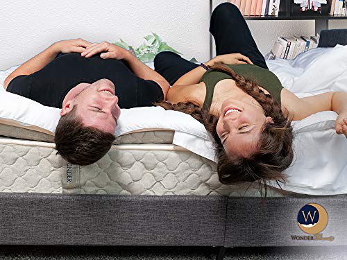 NBD Corp Serene Series 14” Dual-Firmness Hybrid Mattress by WonderDreamz with Luxury Memory Foam Pillow Top & Individually Encased Pocket Springs. CertiPur-US Certified w/Sleep Trial (Twin_XL)