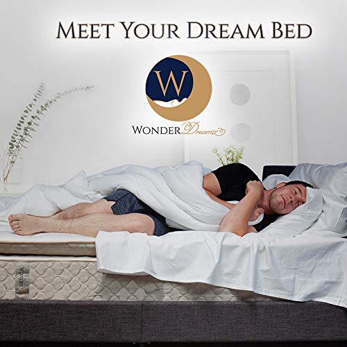 NBD Corp Serene Series 14” Dual-Firmness Hybrid Mattress by WonderDreamz with Luxury Memory Foam Pillow Top & Individually Encased Pocket Springs. CertiPur-US Certified w/Sleep Trial (Twin_XL)