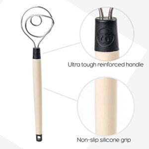 Brod & Taylor Dough Whisk - Heavy Duty Dishwasher-Safe Mixing Tool