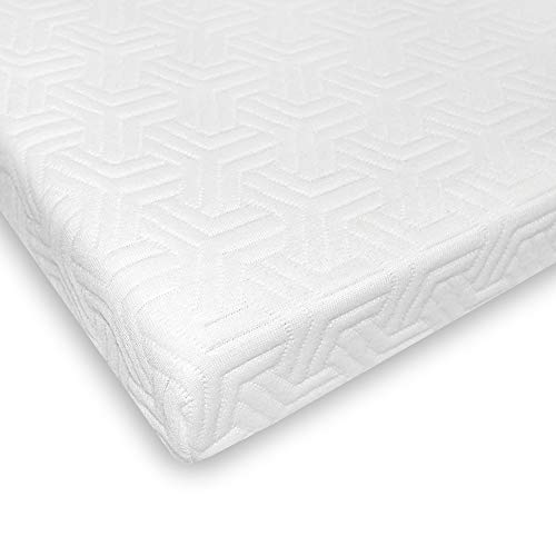 SensorPEDIC 2-Inch Prime Gel-Infused Mattress Topper, Twin, White