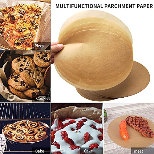 150 Sheets Round Baking Parchment Paper, 6/8/10 Inch Non-Stick Cake Pan Parchment Liner for Baking, Grilling and Steaming Bread