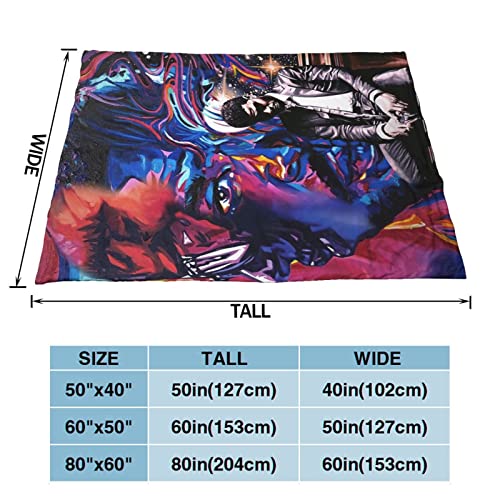 Flannel Fleece Throw Blanket Couch Blanket 50"x40" ,3D Printing Soft Lightweight Durable Cute Home Decoration Warm Plush Lamb Wool Blanket Kid Custom cudi Blanket for Office