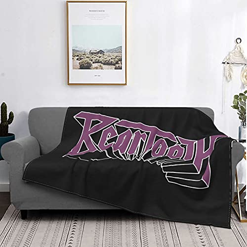 Beartooth Band Anti-Pilling Flannel Blankets Micro Fleece Blankets Air Conditioning Blanket Four Seasons Blanket Ultra-Soft Throw Blanket 50"x40"