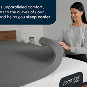 Serta Carbon Dream 3" Memory Foam Mattress Topper