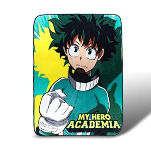 just funky my hero academia deku fleece throw blanket 45 x 60 inches