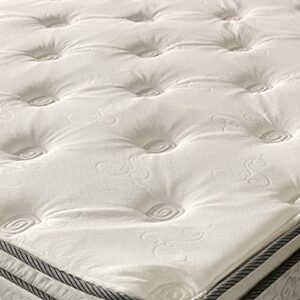 Nutan, 12-Inch Medium Plush Double Sided Pillowtop Innerspring Mattress, Twin XL