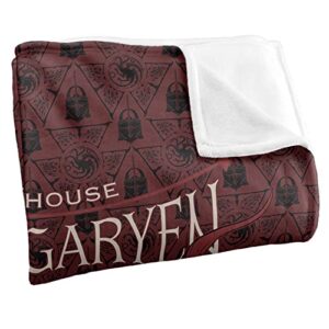 Game of Thrones House Targaryen Officially Licensed Silky Touch Super Soft Throw Blanket 50" x 60"