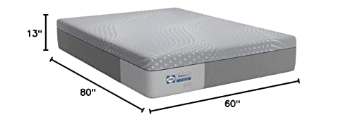 Sealy Posturepedic Hybrid Lacey Soft Feel Mattress and 5-Inch Foundation, Queen