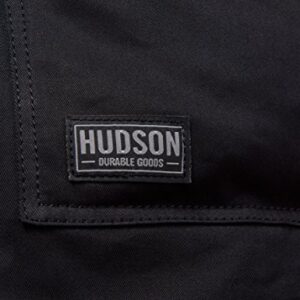 Hudson Durable Goods - Professional Grade Chef Apron - Black - 100% Cotton