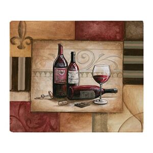 cafepress wine and chocolate 2 throw blanket super soft fleece plush throw blanket, 60"x50"