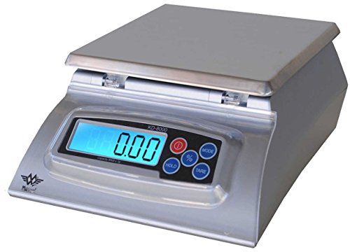 My Weigh KD-8000 Digital Food Scale, Stainless Steel, Silver