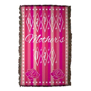 victorystore blanket - mother's day woven blanket, design 3