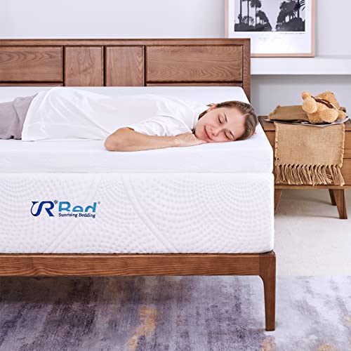 Mattress Topper Full, 2 Inch Gel Memory Foam Mattress Topper, Plush Soft Mattress Pads for Pain Relief, with Removable & Washable Cover, 120 Day Free Return, 10 Year Warranty