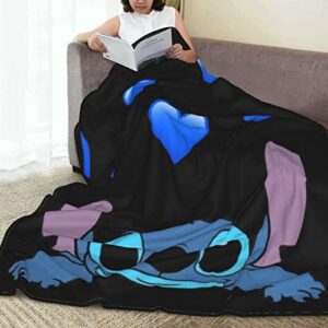 Ultra-Soft Throw Blanket Sofa Comfort Flannel Blanket Comfortable Warm, Air-Conditioning, Four Season Blanket 50"X40"