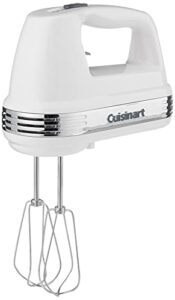 cuisinart hm-50 power advantage 5-speed hand mixer, white