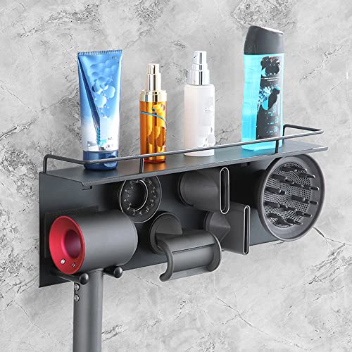 Hair Dryer Holder Stand Saving Space Wall Mounted Storage Rack Bracket for Dyson