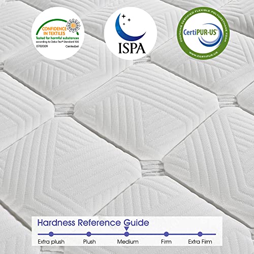 CHEVNI Full Mattress, 10 inch Individually Pocket Springs Hybrid Mattress,Dual Layer Gel Memory Foam,Medium Firm Mattresses in a Box Full Size Mattress