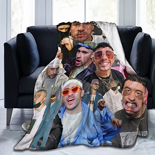 Singer Rapper Ultra Soft Throw Blankets Flannel Fleece All Season Blanket Light Weight Living Room/Bedroom/Sofa Warm Blanket 50"x40"