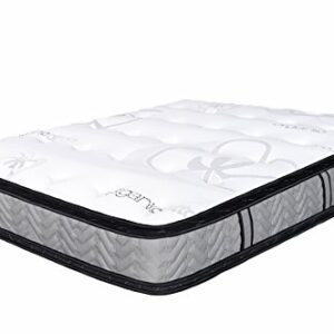 Spectra Orthopedic Mattress Organic 14 Inch Plush Knife Edge Pillow-top Double Sided Pocketed Coil Mattress