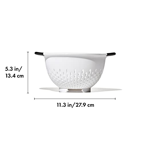 OXO Good Grips 3 QT Plastic Colander, White