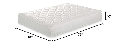 Night Therapy Spring 10 Inch Pillow Top Mattress, Full