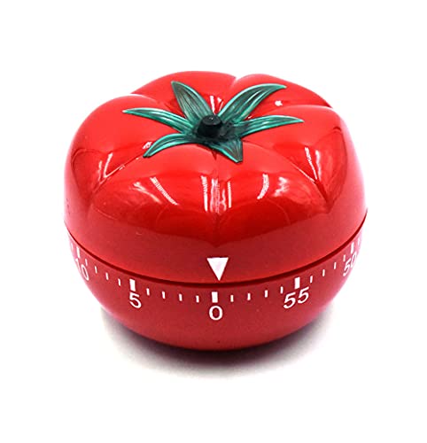 Kitchen Craft Mechanical Wind Up 60 Minutes Timer 360 Degree Rotating Tomato Shape Kitchen Cooking Timer