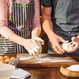 DOYOLLA Bread Proofing Baskets Set of 2 10 inch Oval Shaped Dough Proofing Bowls w/Liners Perfect for Professional & Home Sourdough Bread Baking