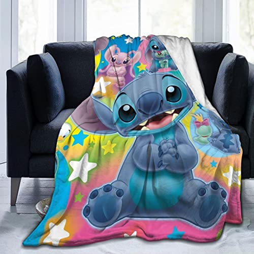 Cartoon Blanket Ultra Soft Flannel Throw Blankets for Travelling Living Room Couch Sofa Bedroom Decor Giftsa 50"x40"