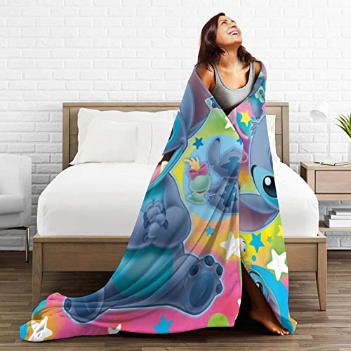 Cartoon Blanket Ultra Soft Flannel Throw Blankets for Travelling Living Room Couch Sofa Bedroom Decor Giftsa 50"x40"