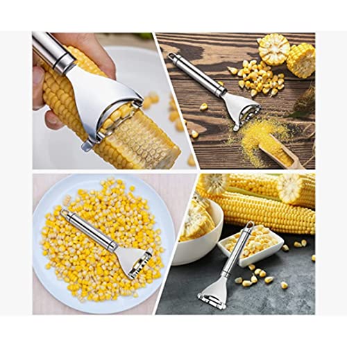 Corn Cob Stripper Peeler Remover Salad Making Cutter Easy Clean Corn Cob Stripper Stainless Steel Splitter Tool