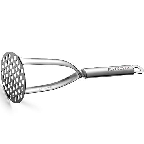 FLYINGSEA Potato Masher,Professional 18-10 Stainless Steel Potato Masher,Vegetable Masher,Cooking And Kitchen Gadget.