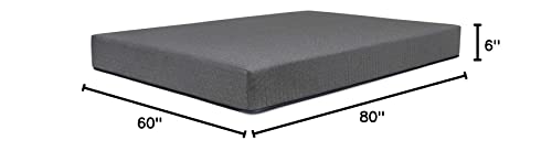 Dreamfoam Bedding Chill 6" Gel Memory Foam Mattress, Queen- Made in Arizona