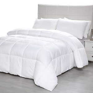 Extra Thick Mattress Topper + All Season Comforter Light Weight Queen Size