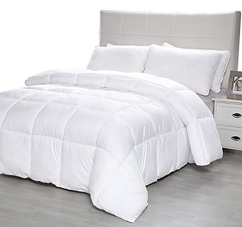 Extra Thick Mattress Topper + All Season Comforter Light Weight Queen Size