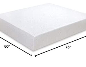 Olee Sleep K11FM03MOLVC Conventional Bed Mattress, King, White