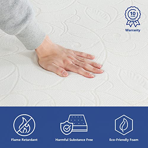 Olee Sleep K11FM03MOLVC Conventional Bed Mattress, King, White