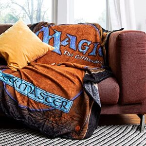 bioworld magic: the gathering digital print throw blanket