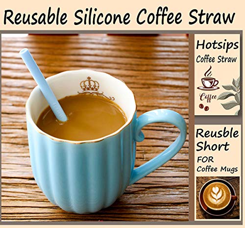 Tegion Cute Mini Short Pinch Test Passed 5.5" Replacement Reusable Toddlers&Kids Silicone Straws for The First Years Take&Toss Spill Proof Straw Cup,Small Kids Danimals -Safe for Teething Chewing