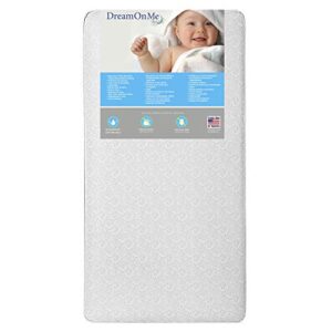 Dream On Me Slumberland 260 Coil 6” Crib And Toddler Mattress, Green Guard Gold Certified, 10 Years Manufacture Warranty, Waterproof Vinyl Cover, Made In The U.S.A