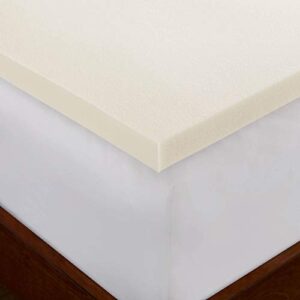 twin xl 3 inch isocore 3.0 memory foam mattress pad, bed topper, overlay made from 100% temperature sensitive memory foam