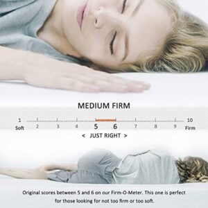 King Size Mattress, 6 Inch Gel Memory Foam Mattress with Motion Isolation, Triple-Layer Breathable Mattress for Cool Sleep & Pressure Relief, Medium Firm, Bed in A Box, CertiPUR-US Certified (King)