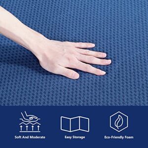 Olee Sleep 4 Inch Tri-Folding Memory Foam Topper, Single size