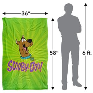 Scooby Doo Green Burst Silky Touch Super Soft Throw Blanket 36" x 58",Burst