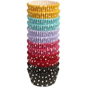 wilton 300 count polka dots standard baking cups