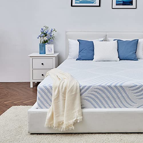 Kislot Hybrid Full Mattress 12 inch Cool Gel Memory Foam and Medium-Firm Innerspring Bed in a Box with Breathable Cover, (KS-WV)