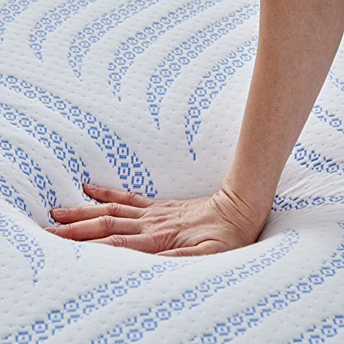 Kislot Hybrid Full Mattress 12 inch Cool Gel Memory Foam and Medium-Firm Innerspring Bed in a Box with Breathable Cover, (KS-WV)